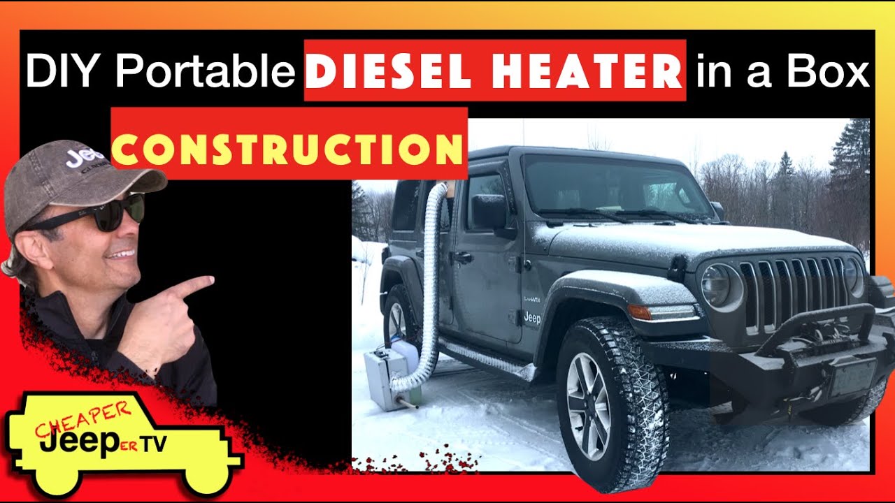DIY Portable Diesel Heater in a Box for Camping: Construction - YouTube