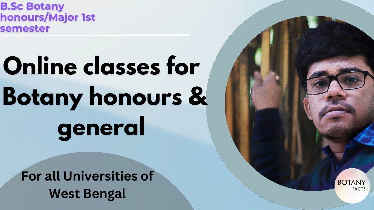 Online Classes for Botany Hons. & general || semester 1|| Universities ...