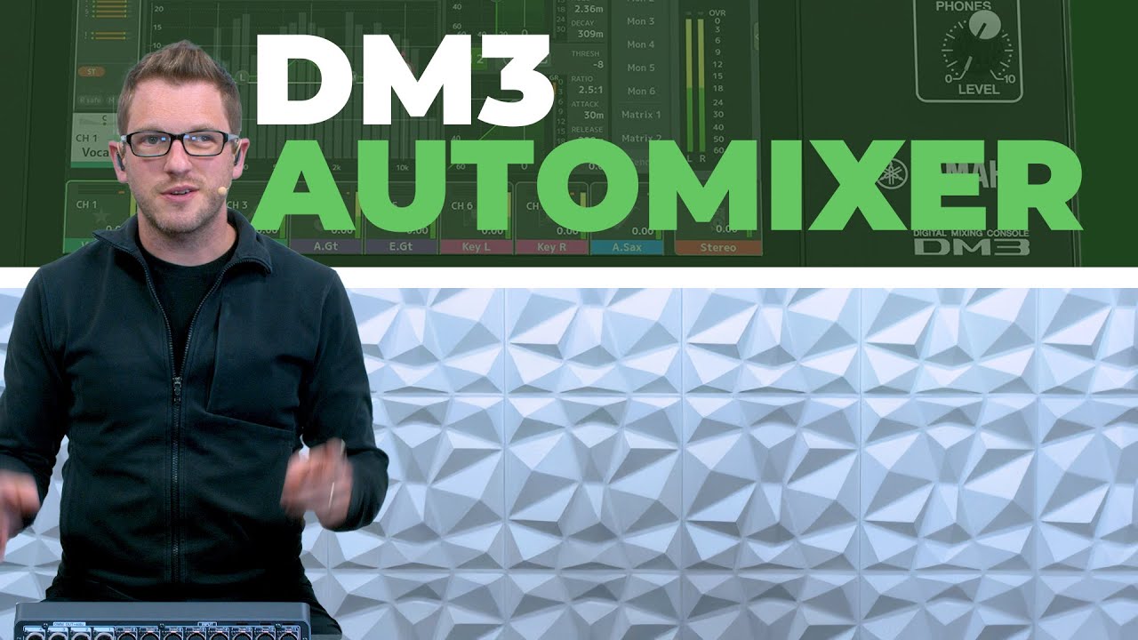 How to use the Automixer on the Yamaha DM3 - YouTube