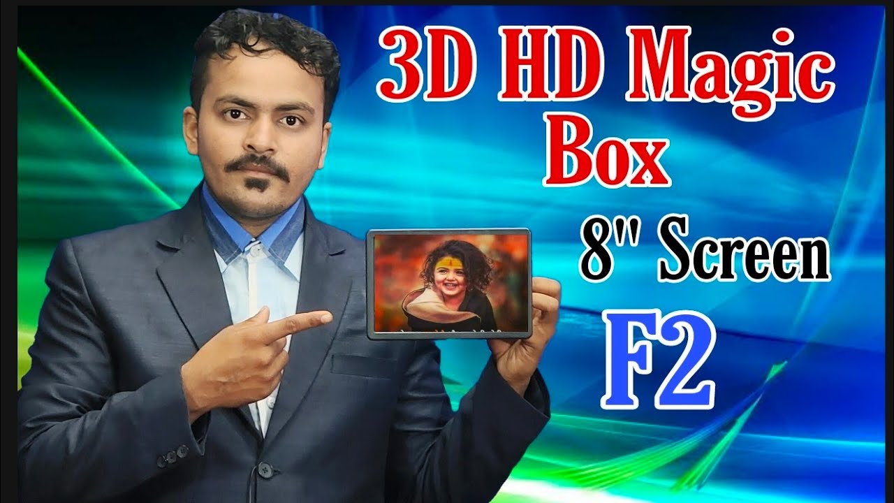 3D HD Magic Box For Mobile Screen Magnify 8" Inch 3d Glass HD-F2 - YouTube