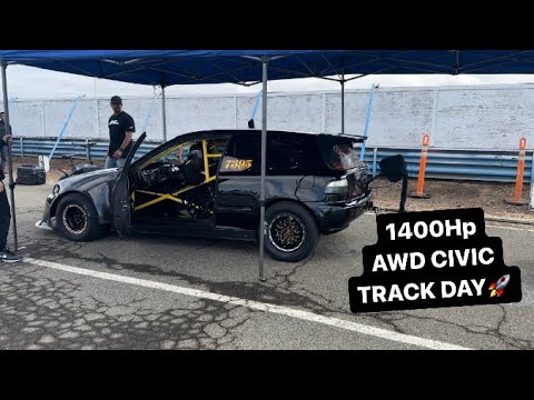 1400hp AWD CIVIC DIG RACING - YouTube