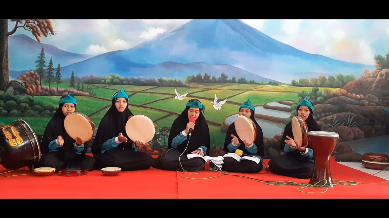 kreativitas santriwati az-zakia | nadhom aqidatul awam versi hadroh ...