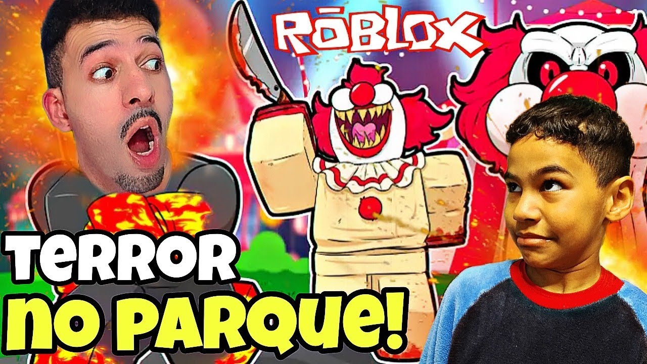 TENTE ESCAPAR DO PARQUE DO TERROR /Roblox! - YouTube