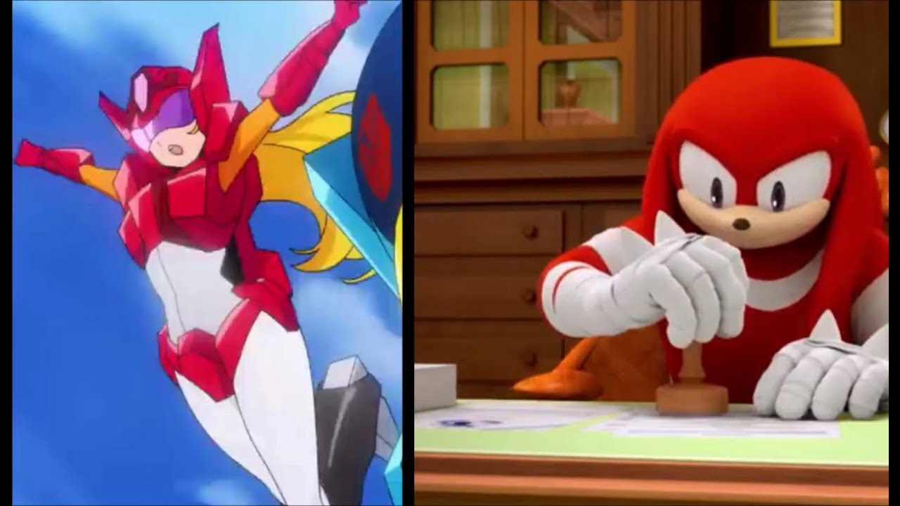 Knuckles Rates Female Humans in Transformers - YouTube