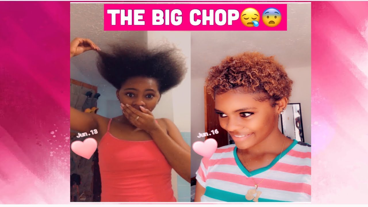 BIG CHOP 2020 // (6 MONTHS TRANSITIONING) ON 4c HAIR - YouTube