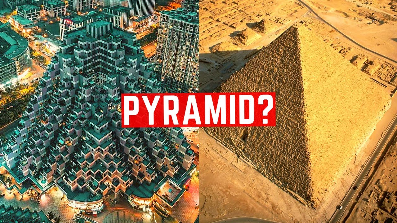 PYRAMID SHAPED BUILDING IN CHINA - Youzhan Building - YouTube