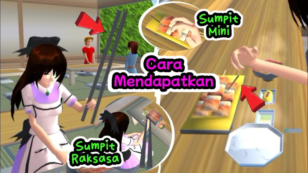 Tutorial Mendapatkan SUMPIT RAKSASA 🥢🤩 - Sakura School Simulator 🌸🤗 ...