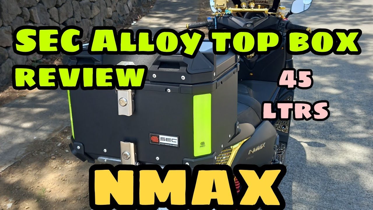 SEC ALLOY TOP BOX REVIEW - NMAX - YouTube