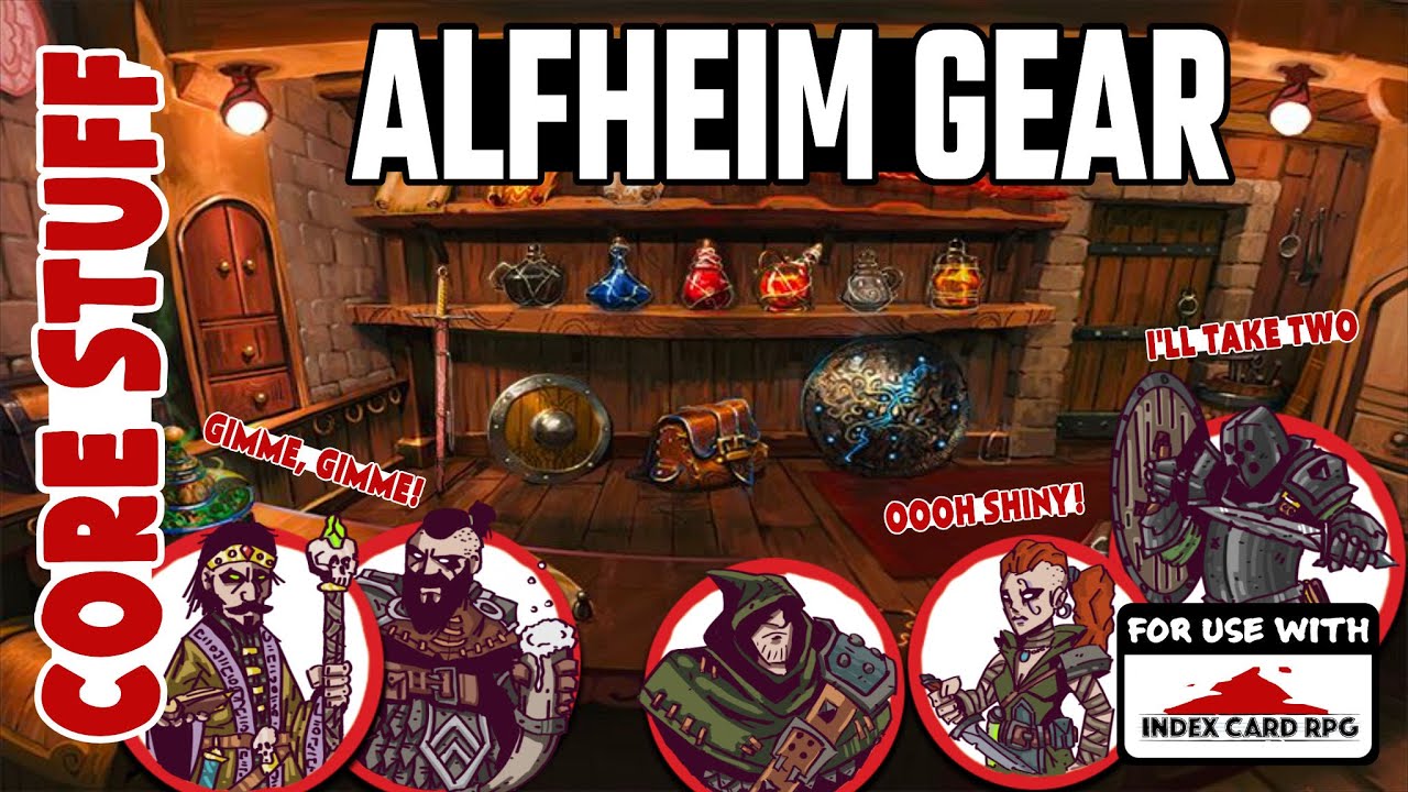 The Basic Alfheim Equipment in ICRPG - YouTube