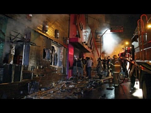 Brezilya'da gece kulübü yandı