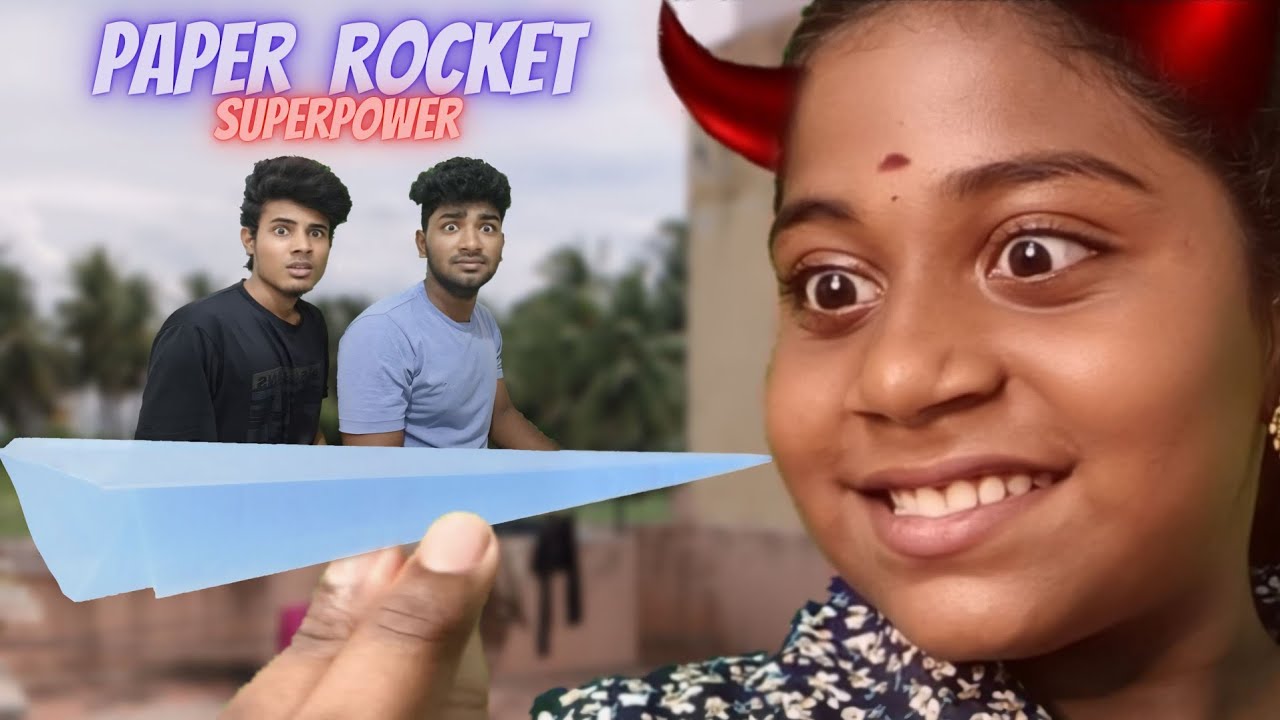 Paper Rocket Super Power😂 #infiniteaswin - YouTube