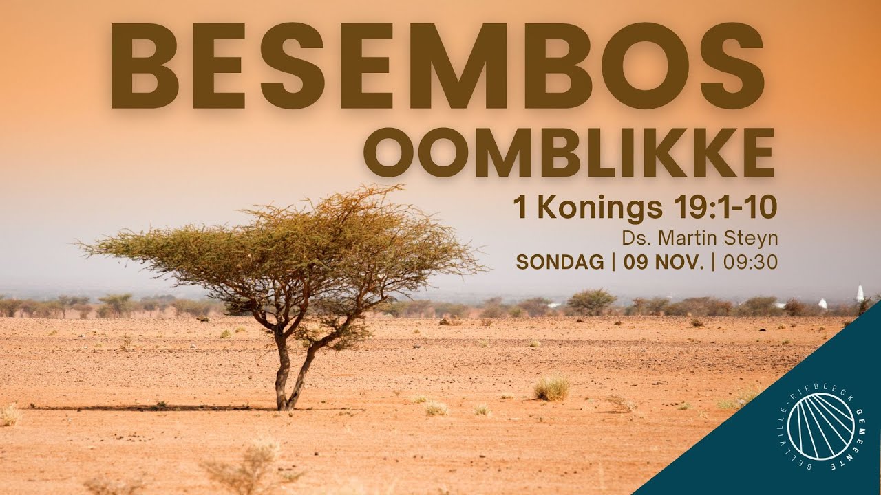 Besembos oomblikke - Ds. Martin Steyn (9 November 2025) - YouTube