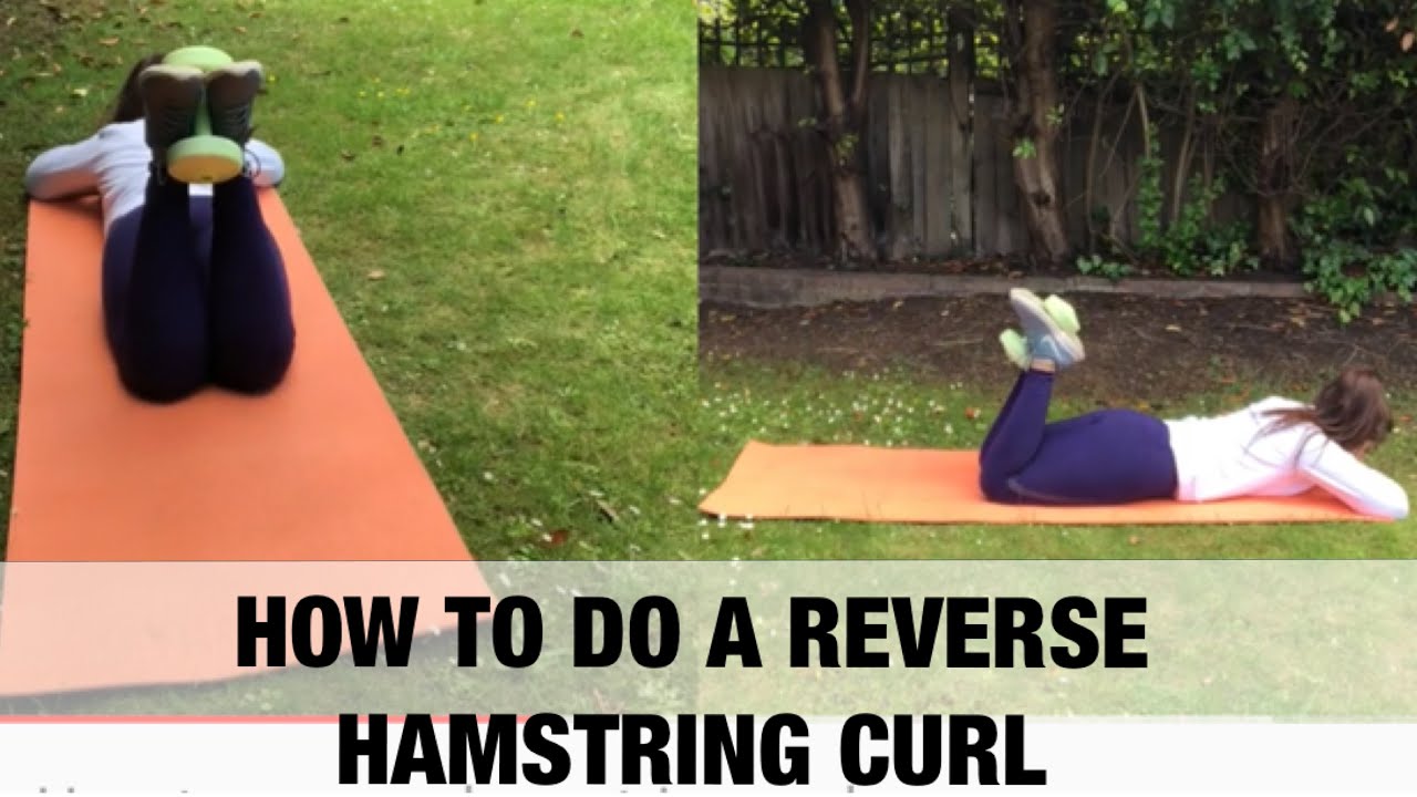 How to reverse hamstring curl - YouTube