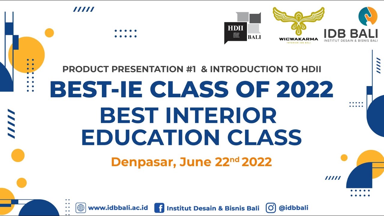 BEST-IE Class Of 2022 "BEST INTERIOR EDUCATION CLASS" - YouTube