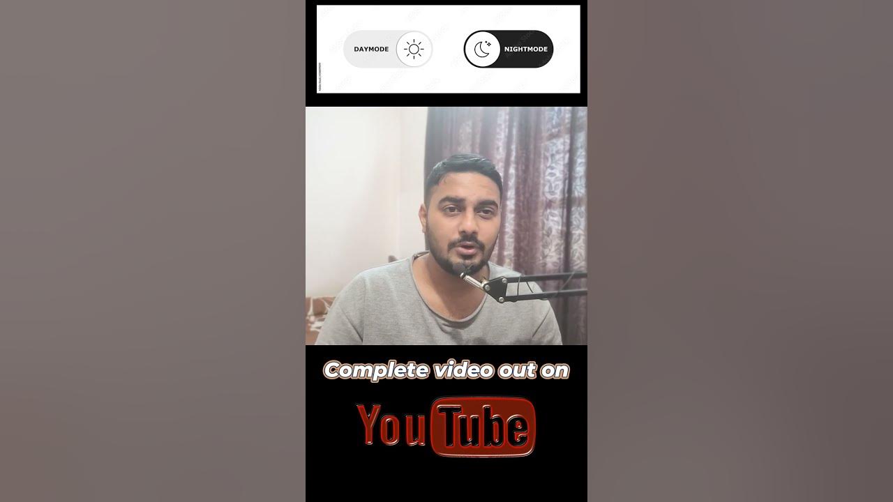 Build A Dark And Light Mode In React Js Reactjs Frontend Coding Youtube