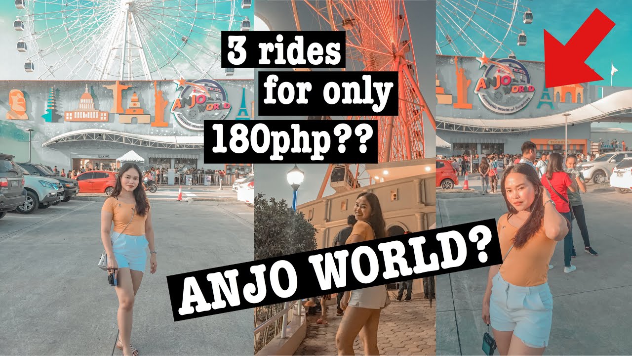 ANJO WORLD THEME PARK: SULIT BA ANG 180PHP AT 3 RIDES PA? - YouTube