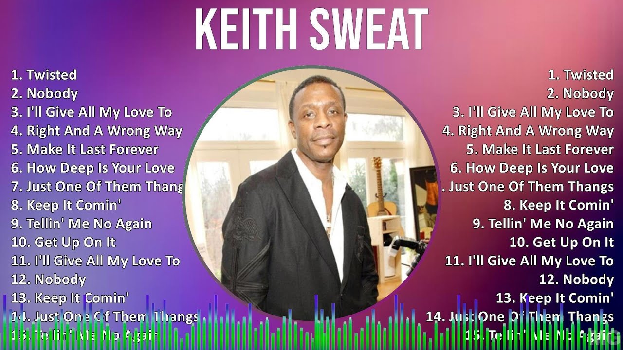 Keith Sweat 2024 MIX Best Songs - Twisted, Nobody, I'll Give All My ...