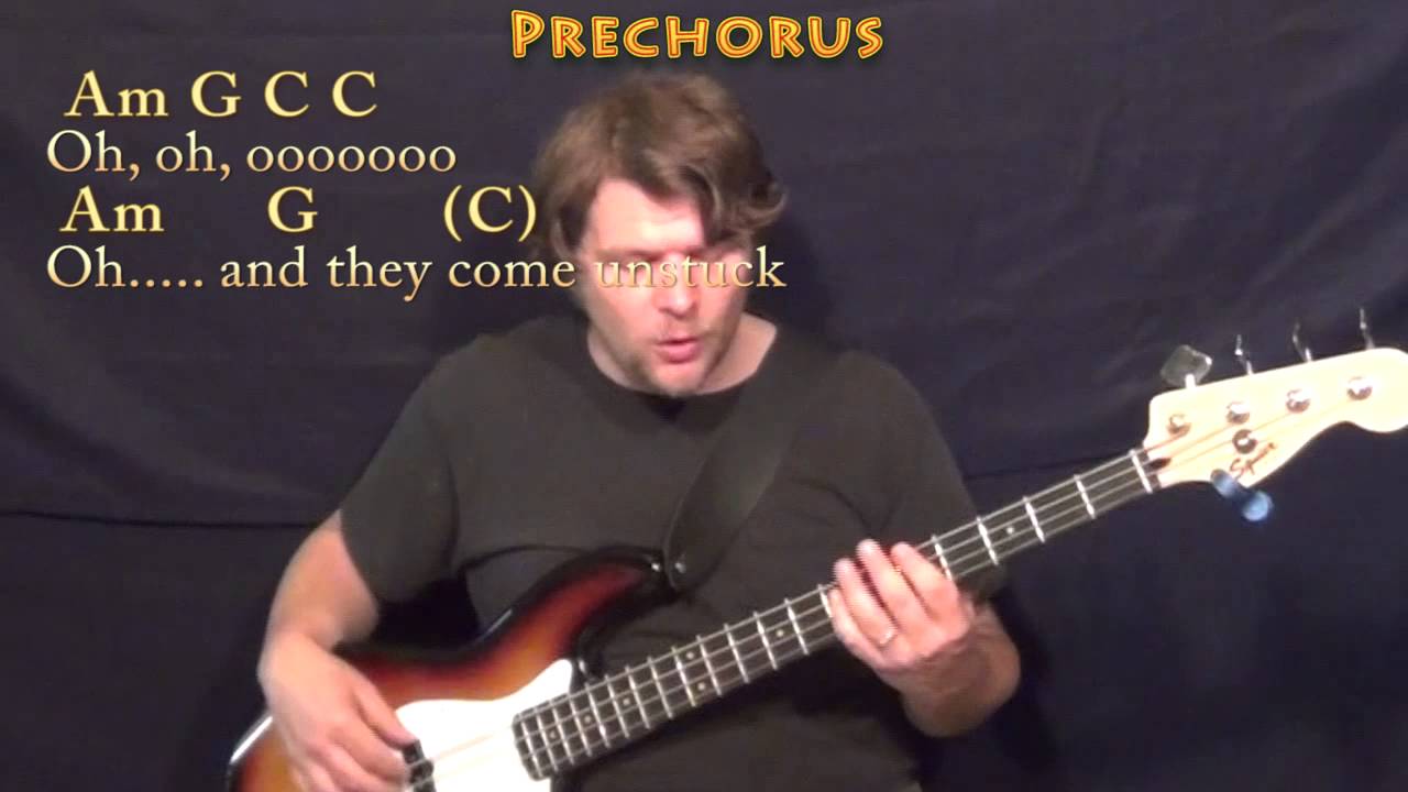 Riptide (Vance Joy) Bass Guitar Cover Lesson in Am with Chords/Lyrics ...