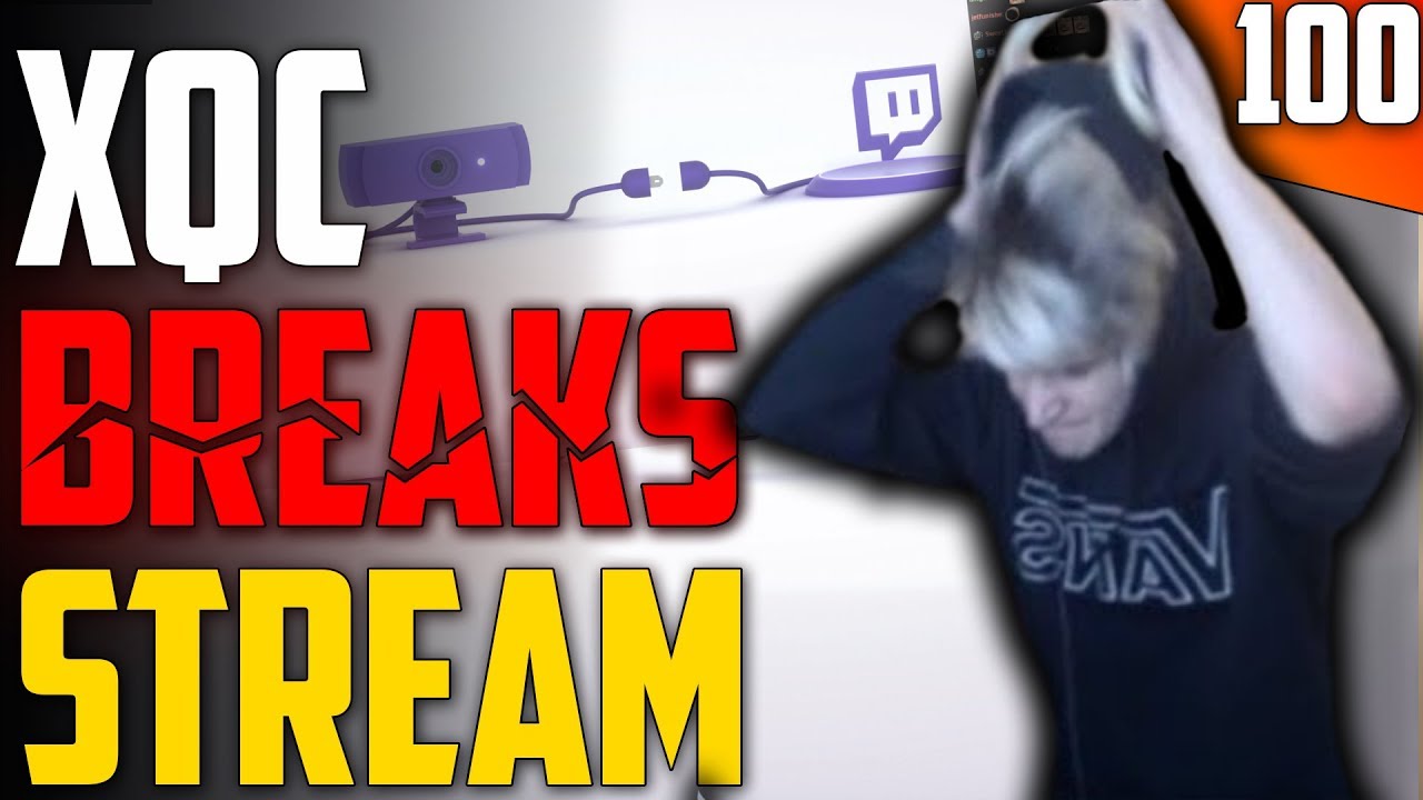 XQC BREAKS HIS STREAM - xQc Stream Highlights #100 | xQcOW - YouTube