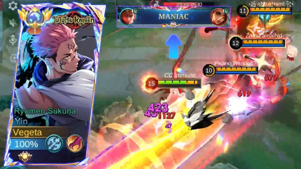 Maniac +28 Kills | Yin vs X.Borg | Yin best Build and Emblem | MVP ...