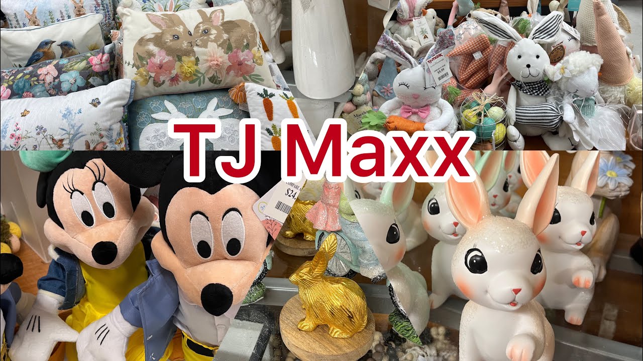 TJ Maxx Walkthrough *TONS of Easter 🐣 Decor* Shop with Me - YouTube