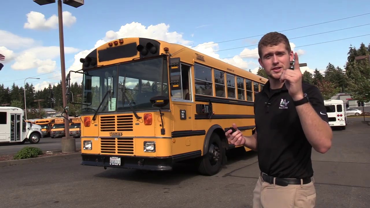 1999 Thomas FE MVP 82 Passenger School Bus for Sale - B70202 - YouTube