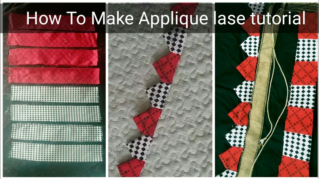 How To Make Beautiful Applique Lace At Home With Simple & Easy Method ...