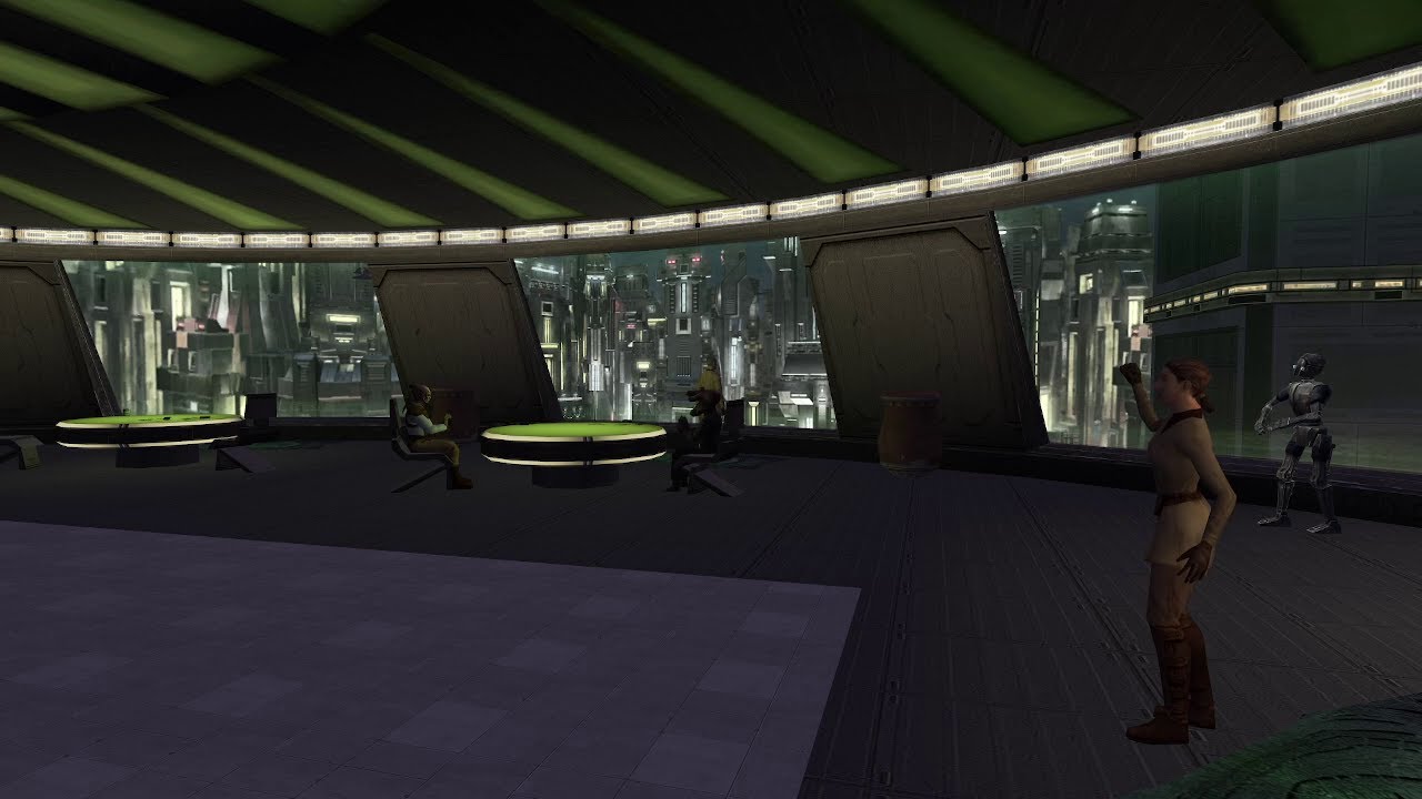 Star Wars Knights of the Old Republic II - 68 - Pazaak Den - YouTube