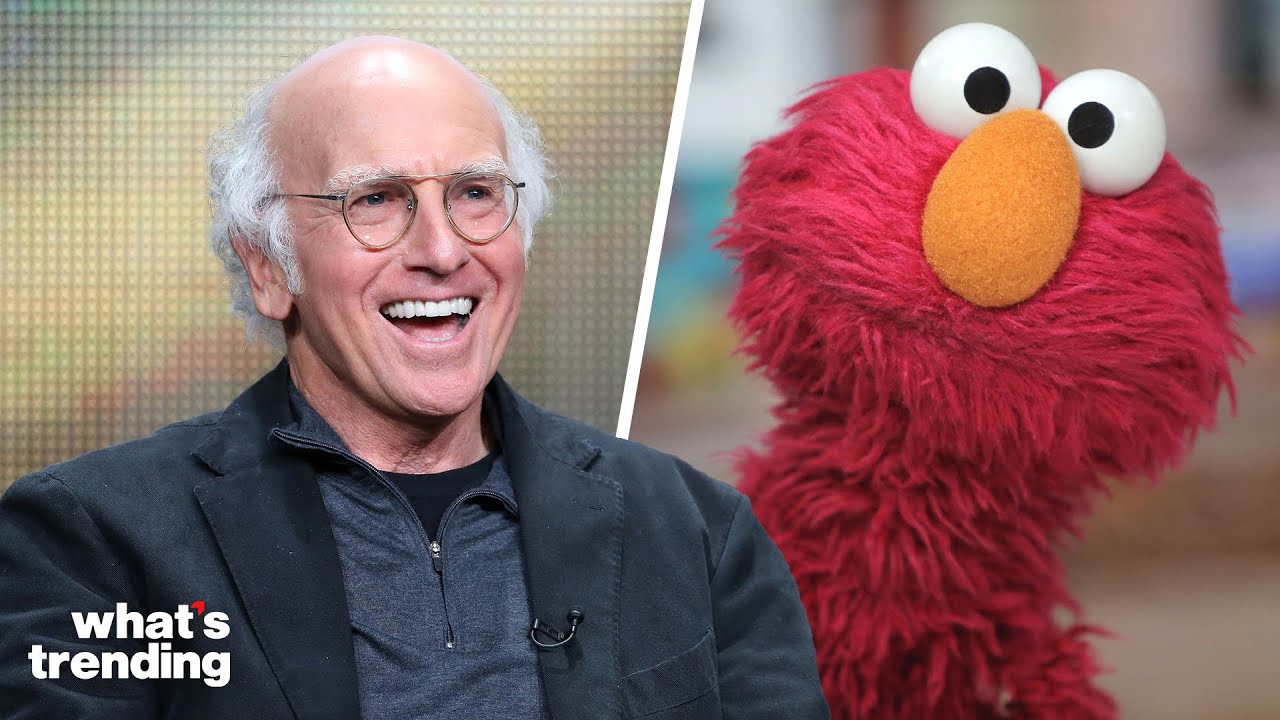 Larry David ATTACKS Elmo On Live TV - YouTube