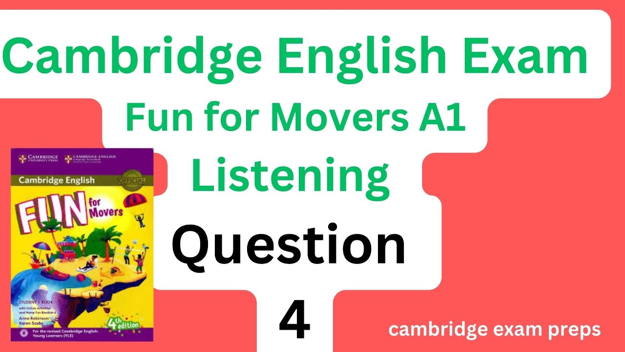 Fun for Movers Listening Question 4C - with ANSWERS/ avec RÉPONSES ...