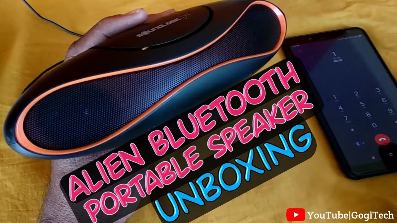 Alien Bluetooth Portable Rechargeable Speaker with Microphone || Latest ...