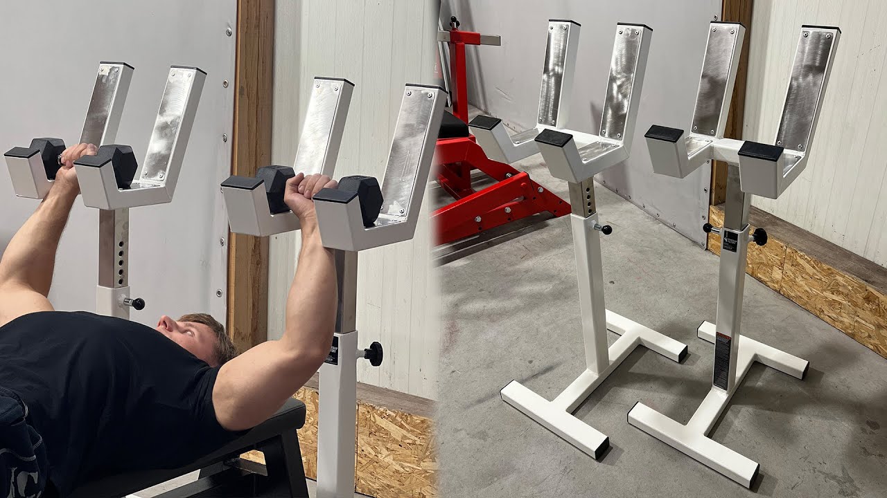 www.gymequip-factory.com / NEW / Adjustable Dumbbell Spotter Stand ...