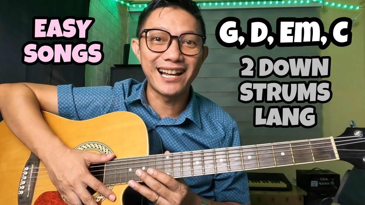 G D Em C EASY SONGS - YouTube