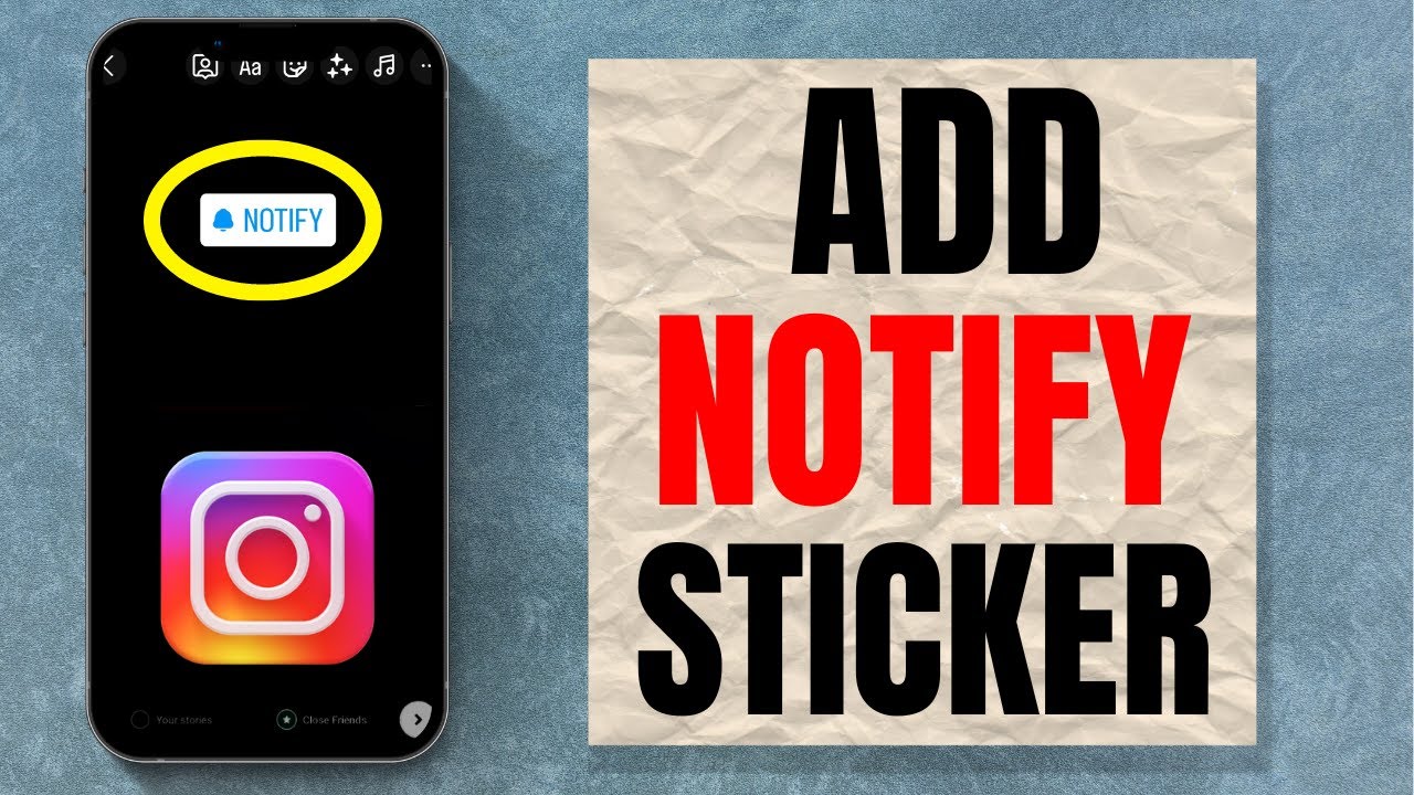 How To Use Notify Sticker on Instagram Stories - 2025 - YouTube