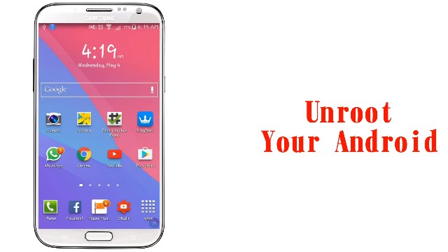 How To Unroot Android Phone | Universal Method | Billi4You - YouTube