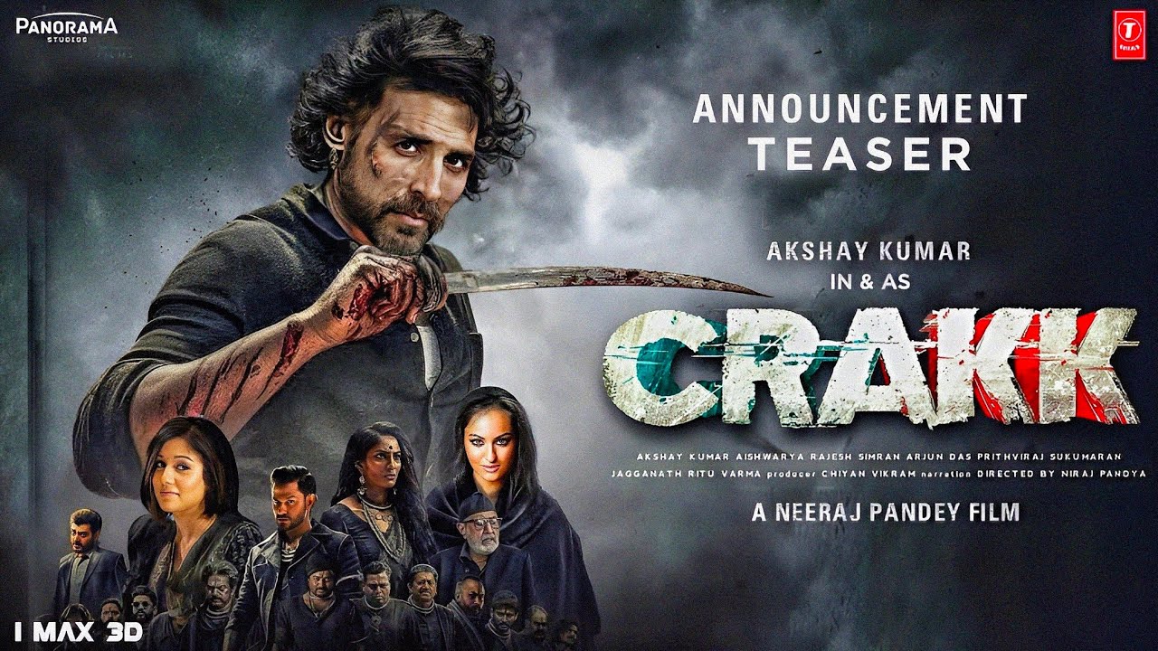 Crack Announcement Teaser | Akshay Kumar | Neeraj Pandey | Sonakshi S ...