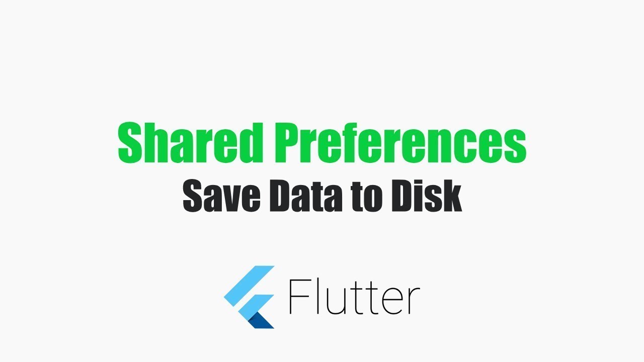 4.1 Lưu dữ liệu Sharedpreferences Flutter - YouTube