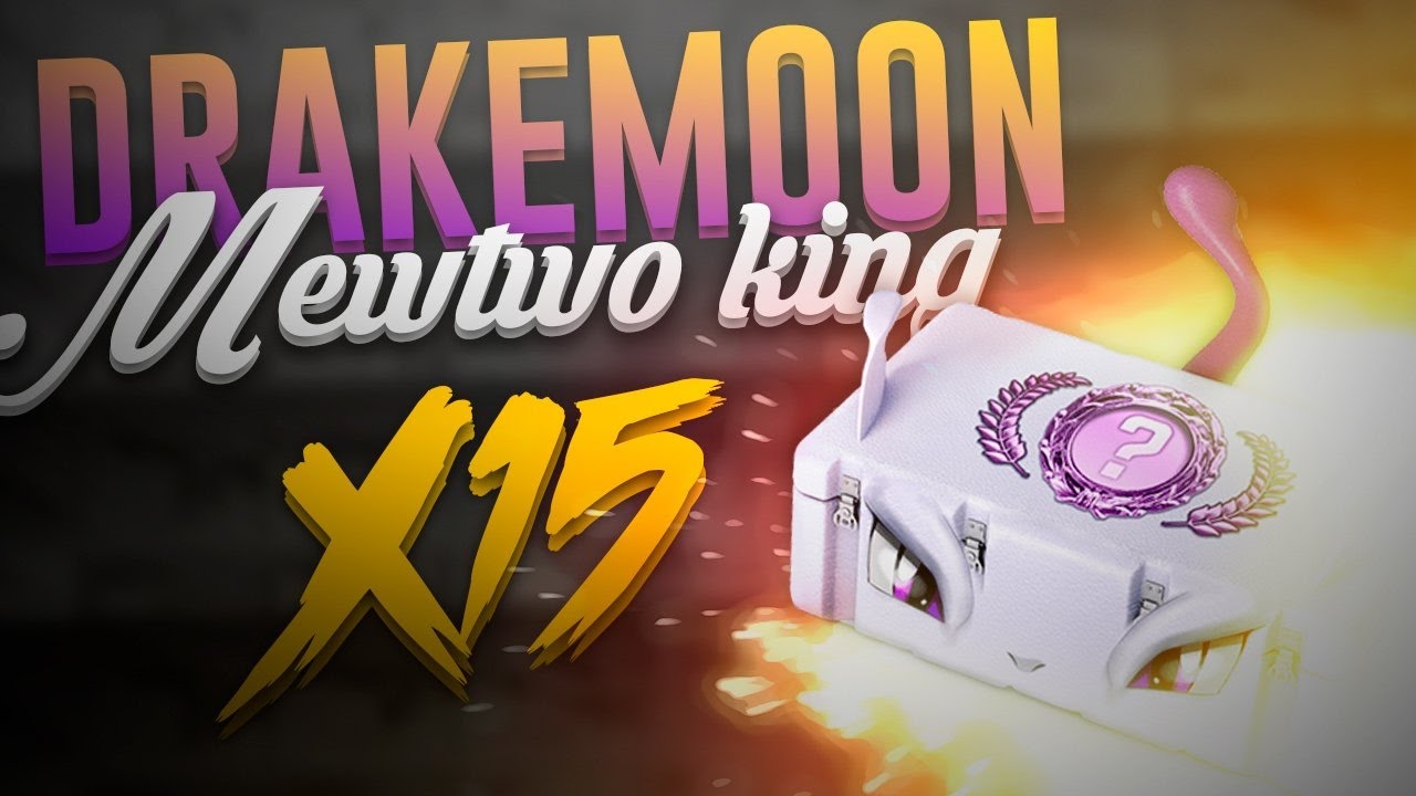 DRAKEMOON | x15 MEWTWO KING CASE OPENING 2500$ !! KABOOOM!! - YouTube