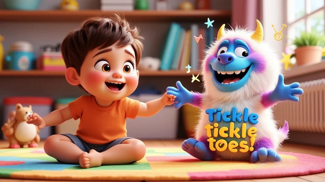 🎶 Tickle Tickle Toes! | Fun Dance & Giggle Song for Kids 👣💛 - YouTube