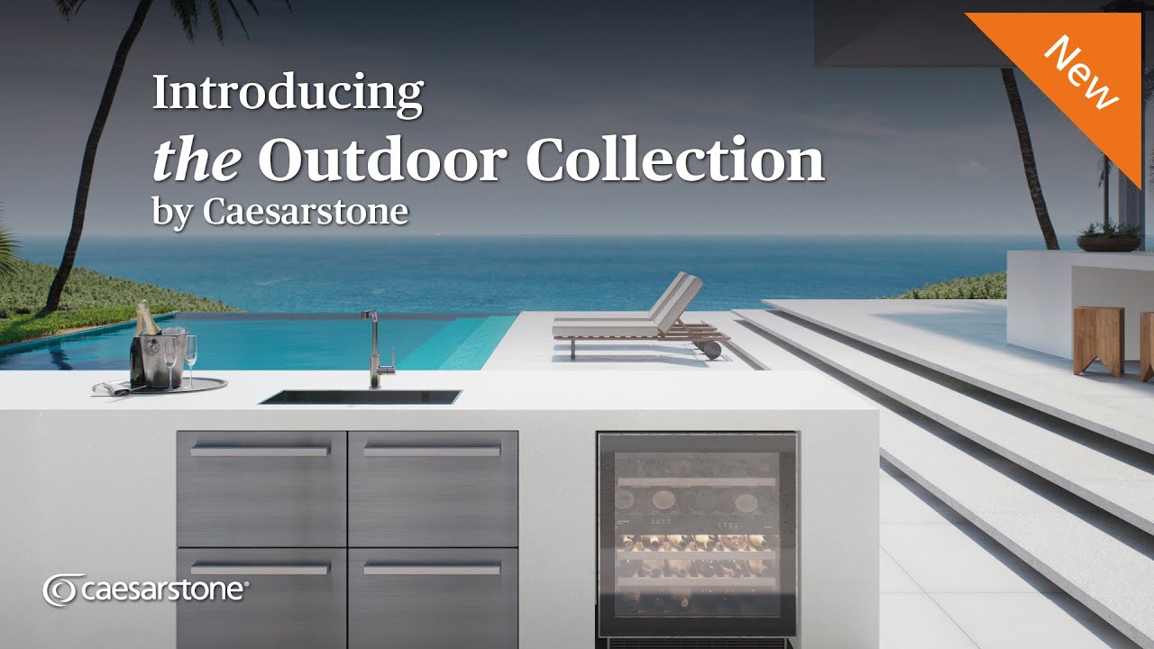 The NEW Outdoor Collection by Caesarstone | For Outdoor Kitchens ...