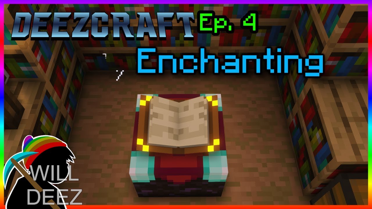 DeezCraft Ep 4 - Java Minecraft - Building an Enchanting Setup ...