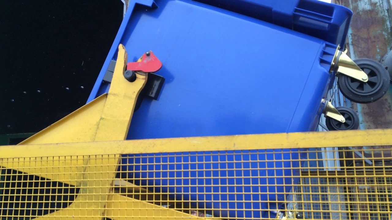 Compactor tipper in action! - YouTube