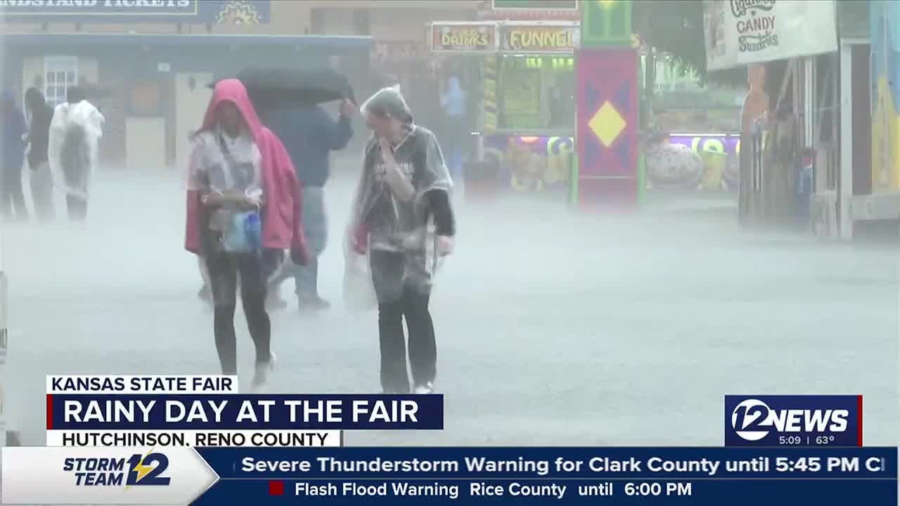 Rainy day at Kansas State Fair - YouTube