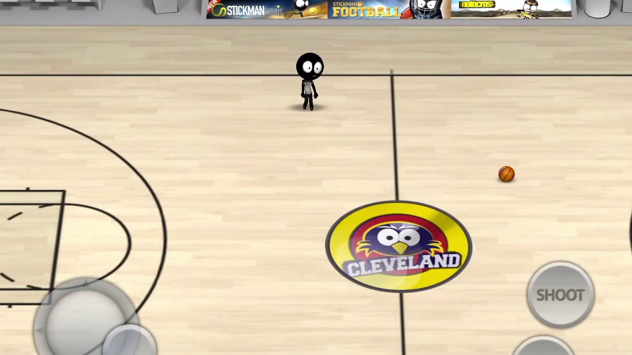 Stick man basketball|funny referee dance - YouTube