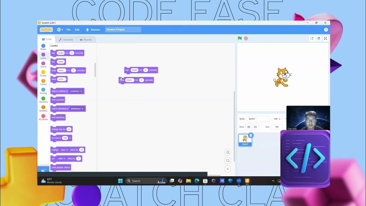 Scratch Programming Class (Level-1) ရဲ့သင်ကြားပုံလေးကိုမျှဝေပေးလိုက်ပါတယ်📱09795790924 #scratch3 ...