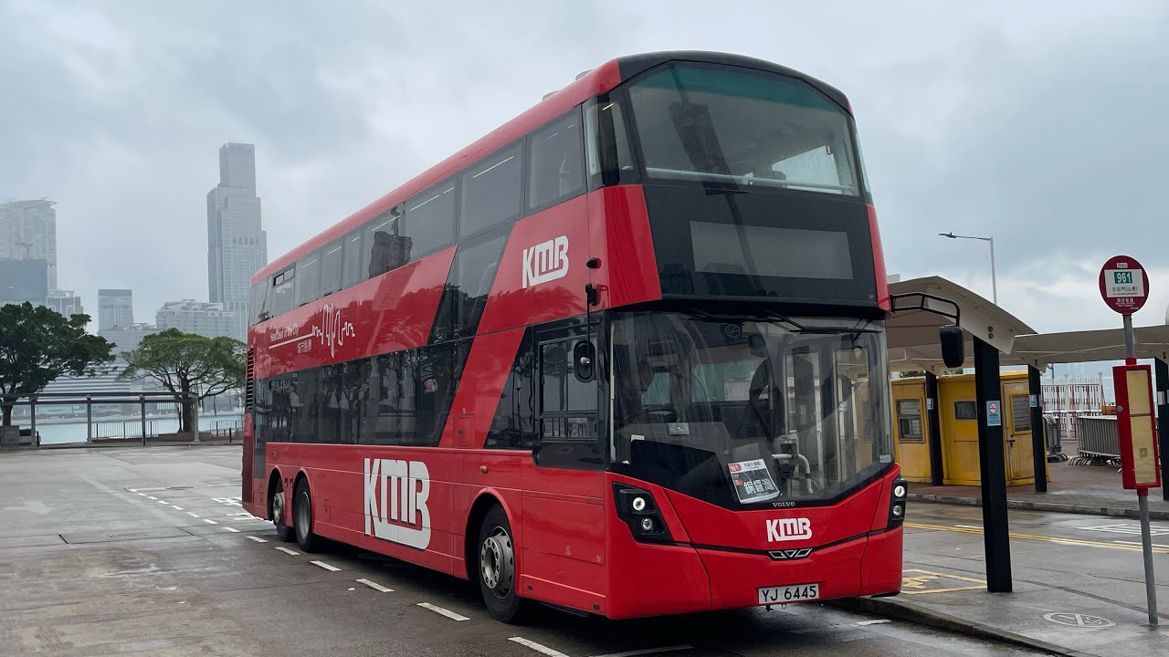 🇭🇰Hong Kong Bus 九龍巴士 KMB Volvo B8L x Wright Eclipse G3 V6X164 YJ6445 ...
