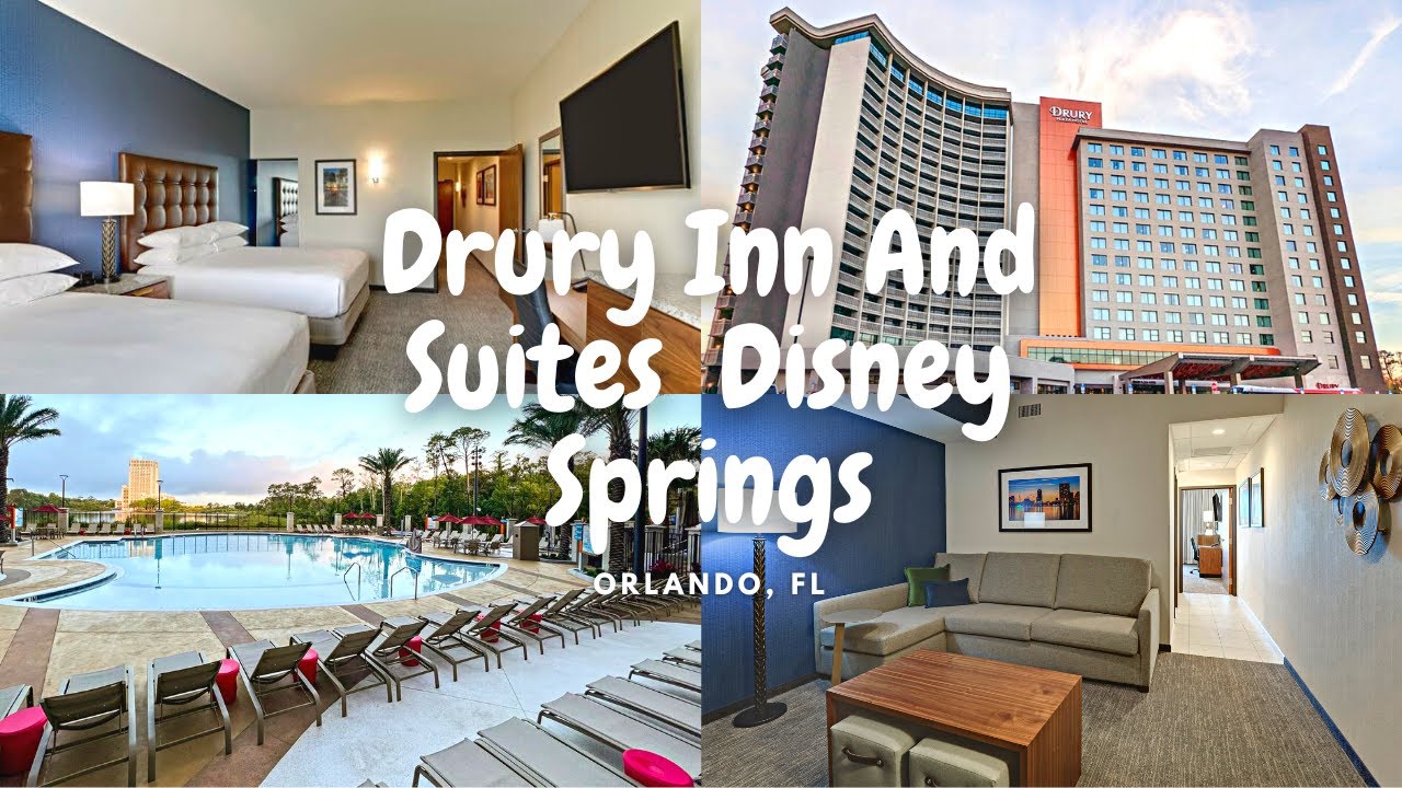 Drury Inn And Suites Orlando Disney Springs| Room Tour & Hotel Review ...