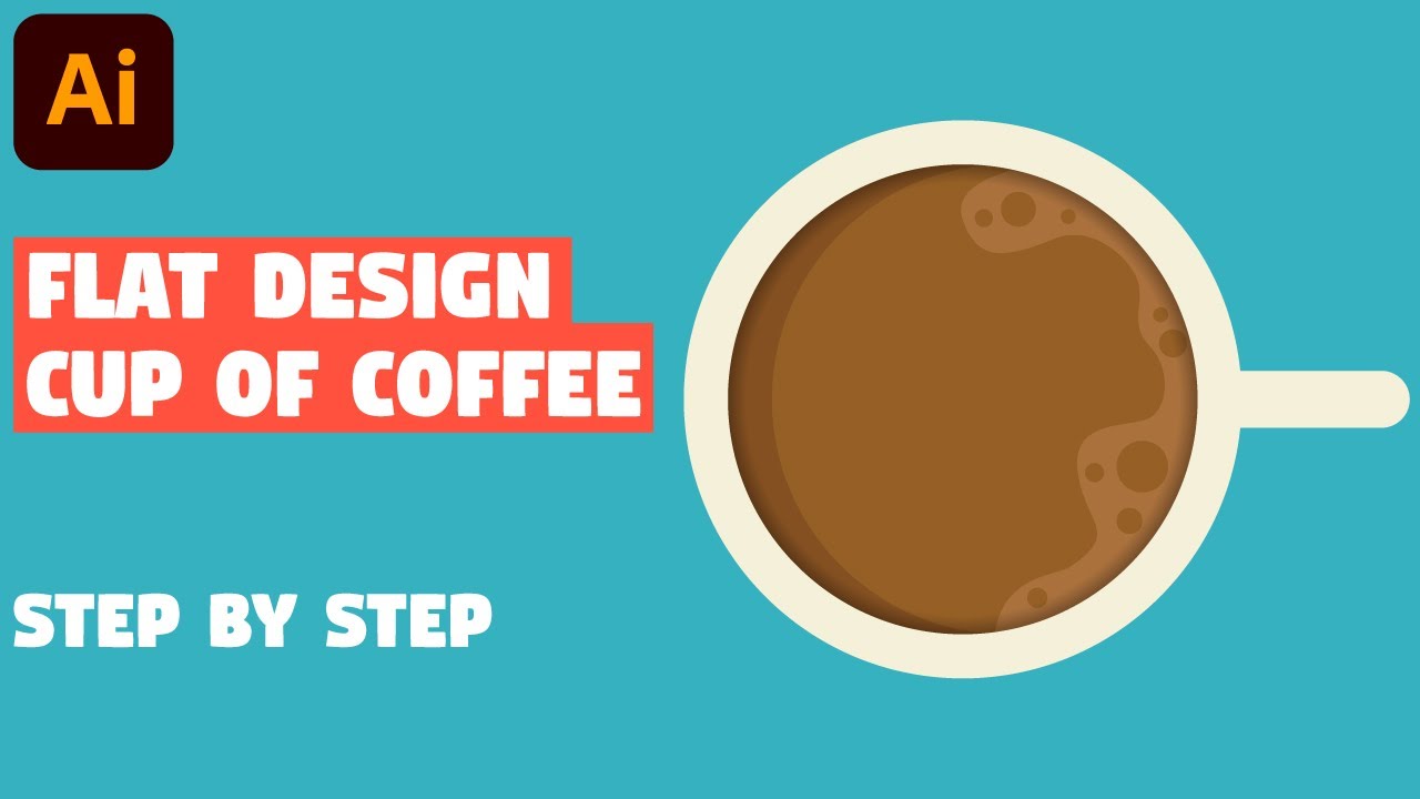 Cup Of Coffee In 5 EASY STEPS Illustrator CC Tutorial YouTube cup-of-coffee-in-5-easy-steps-illustrator-cc-tutorial-youtube