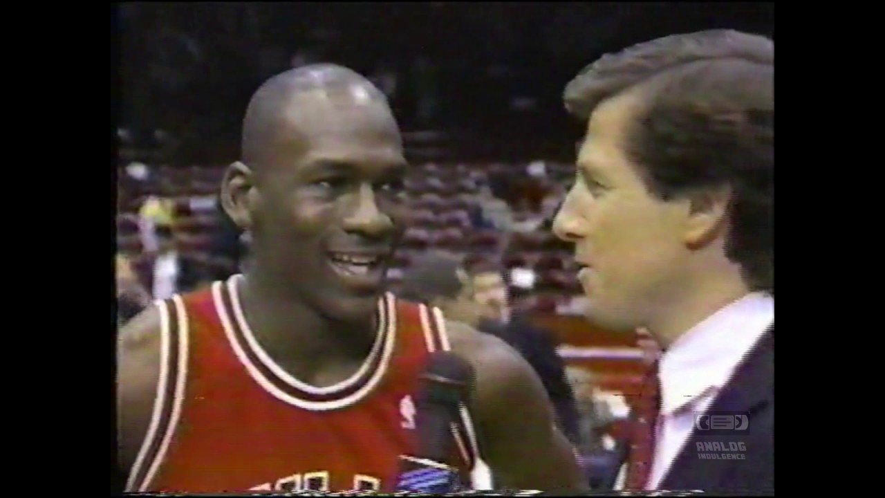 Michael Jordan Interview | 1988 NBA Slam Dunk Championship - YouTube