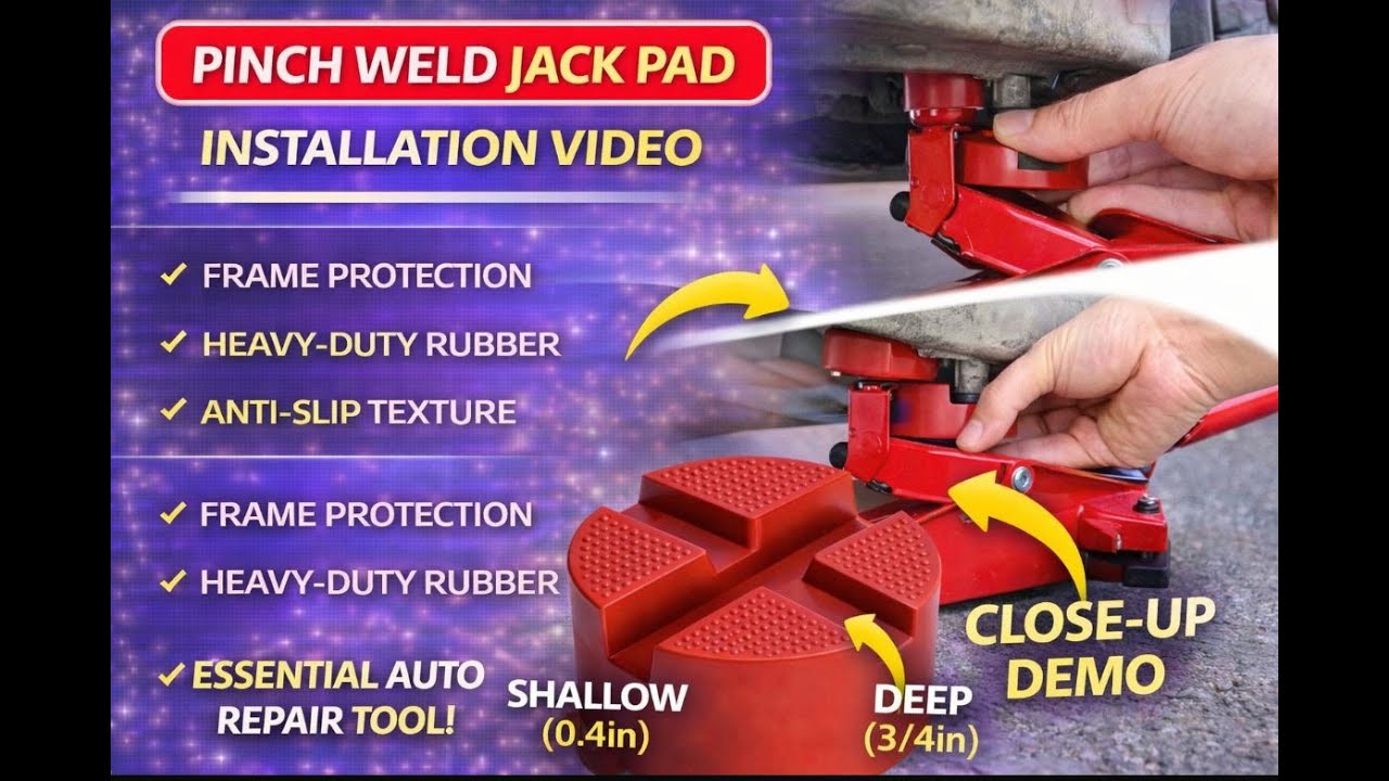 Full Review of Pinch Weld Jack Pad DEMO 🚗🔧 | Protect Your Frame + Step ...